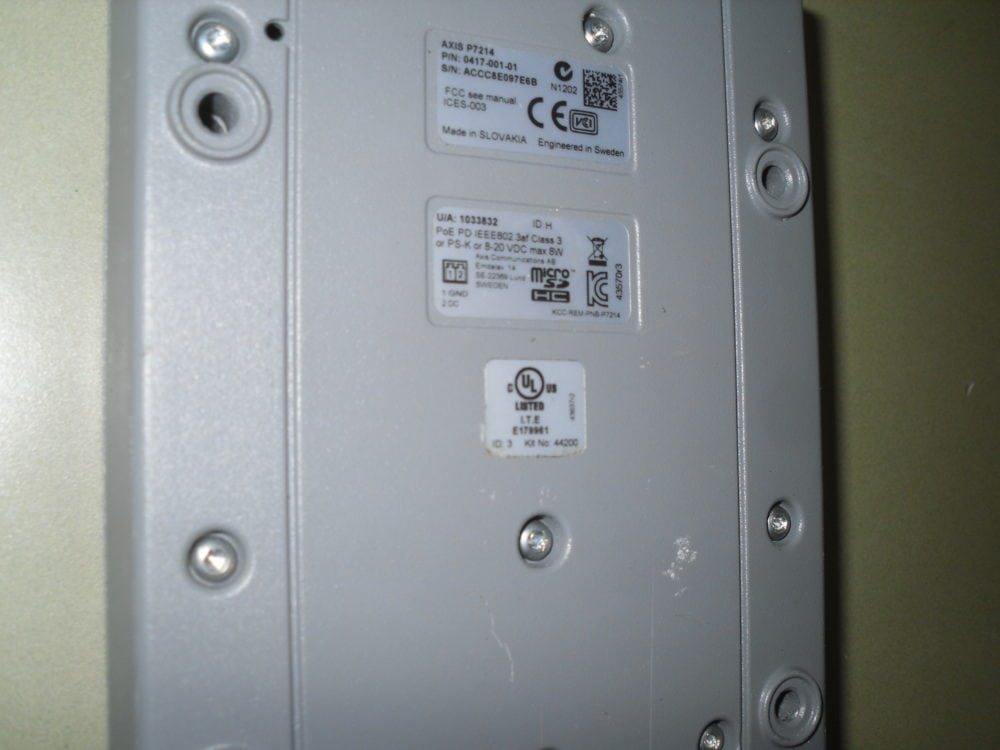 Axis Communications P7214 0417-001-01 4-Channel Video encoder - Max ...