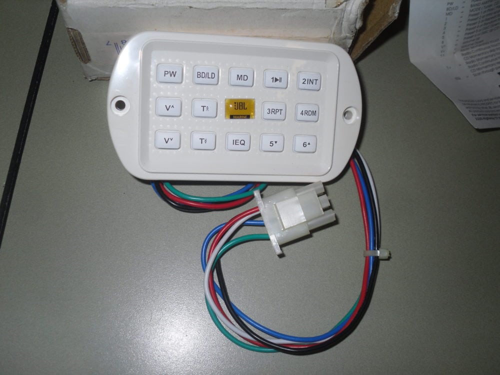 JBL Rem 25W Marine Wired Remote - Free US Shipping - Max Marine Electronics