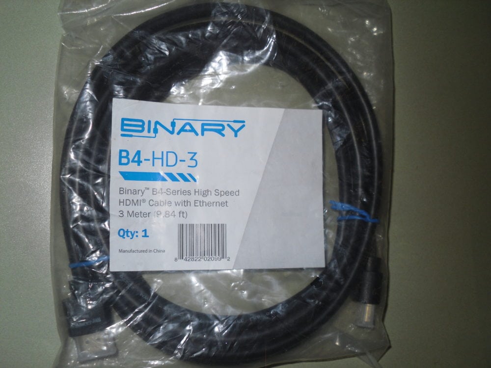 Binary B4-HD-3 High Speed HDMI Cable w/ Ethernet 3 meters - Max Marine ...