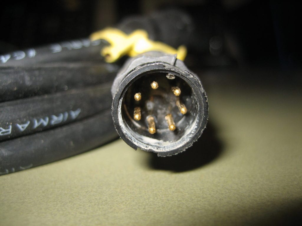 Simrad/Raytheon 7 Pin Connector Transducer Extension Cable 10 feet long ...