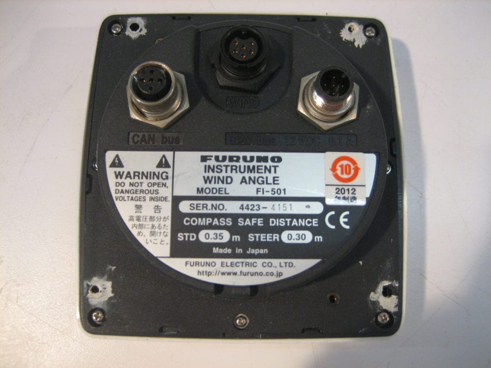 Furuno FI-501 Wind Angle Display W/ Suncover N2K FI-50 Series Good Cond ...