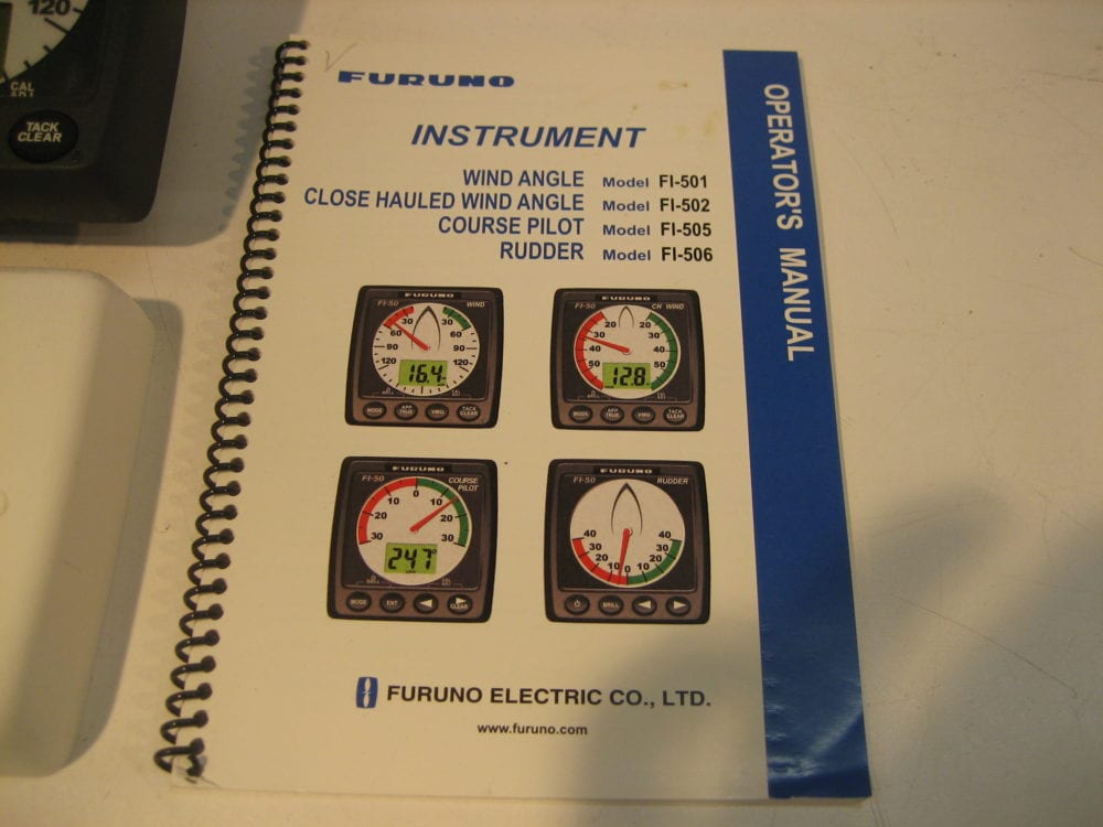 Furuno FI-501 Wind Angle Display W/ Suncover N2K FI-50 Series Excel ...