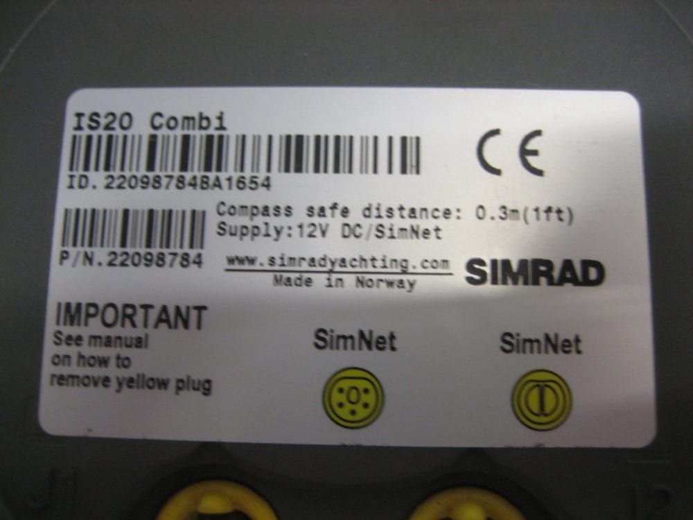 Simrad IS20 Combi Display - Some Buttons Inop, Simnet OK, Parts/Repair ...