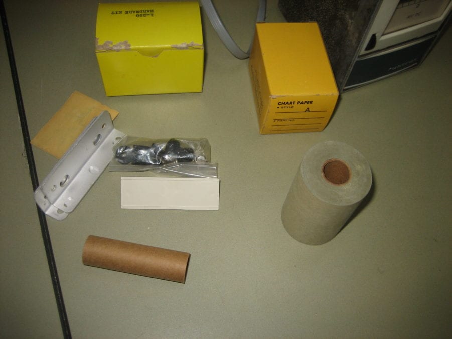 Rustrak Model 288 Signal Chart Recorder MV DC Voltage Volts w/ Chart ...