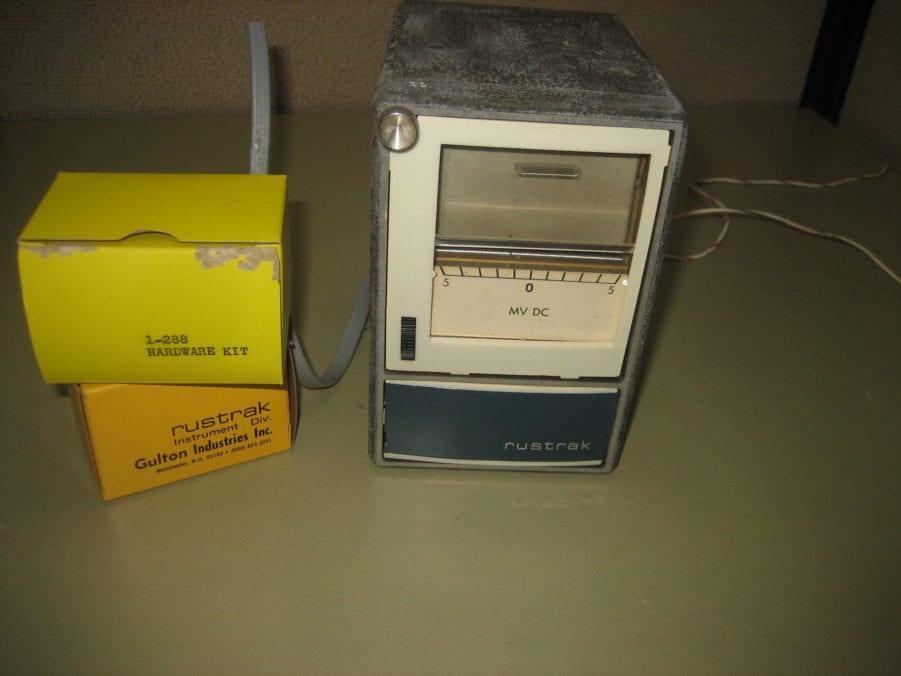 Rustrak Model 288 Signal Chart Recorder MV DC Voltage Volts w/ Chart ...