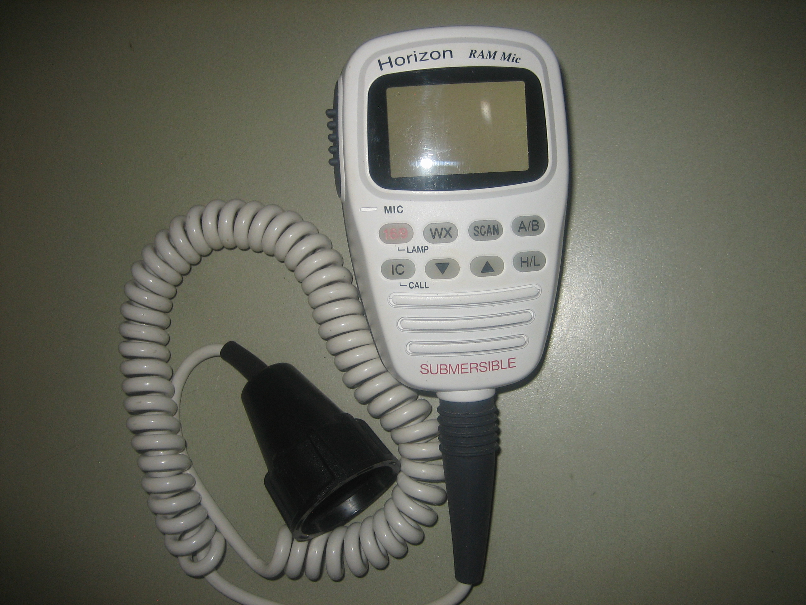 Standard Horizon CMP23W VHF Marine RAM Mic Microphone - Max Marine ...