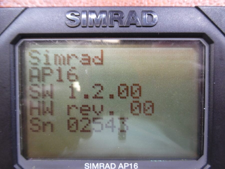 Simrad AP16 Autopilot Control Head 22087399 in OK Condition - 90 DAY ...
