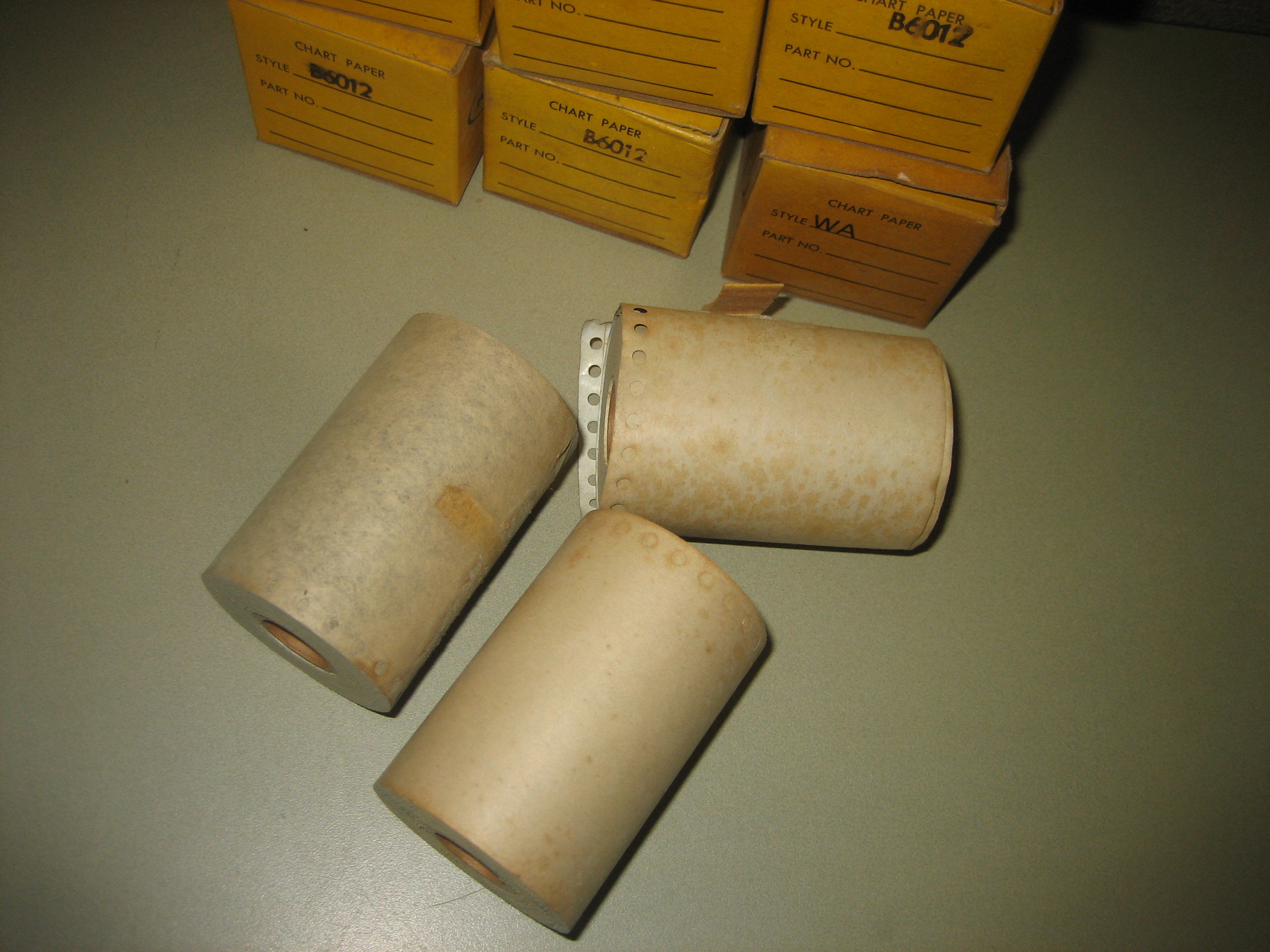 Rustrak Chart Paper Style B6012 / WA / A - LOT OF (10) - Max Marine ...