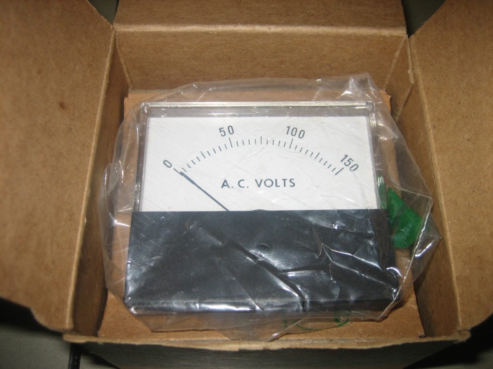 Jewell AC Volt Panel Meter Instruments 0 to 150 V - Free US Shipping ...