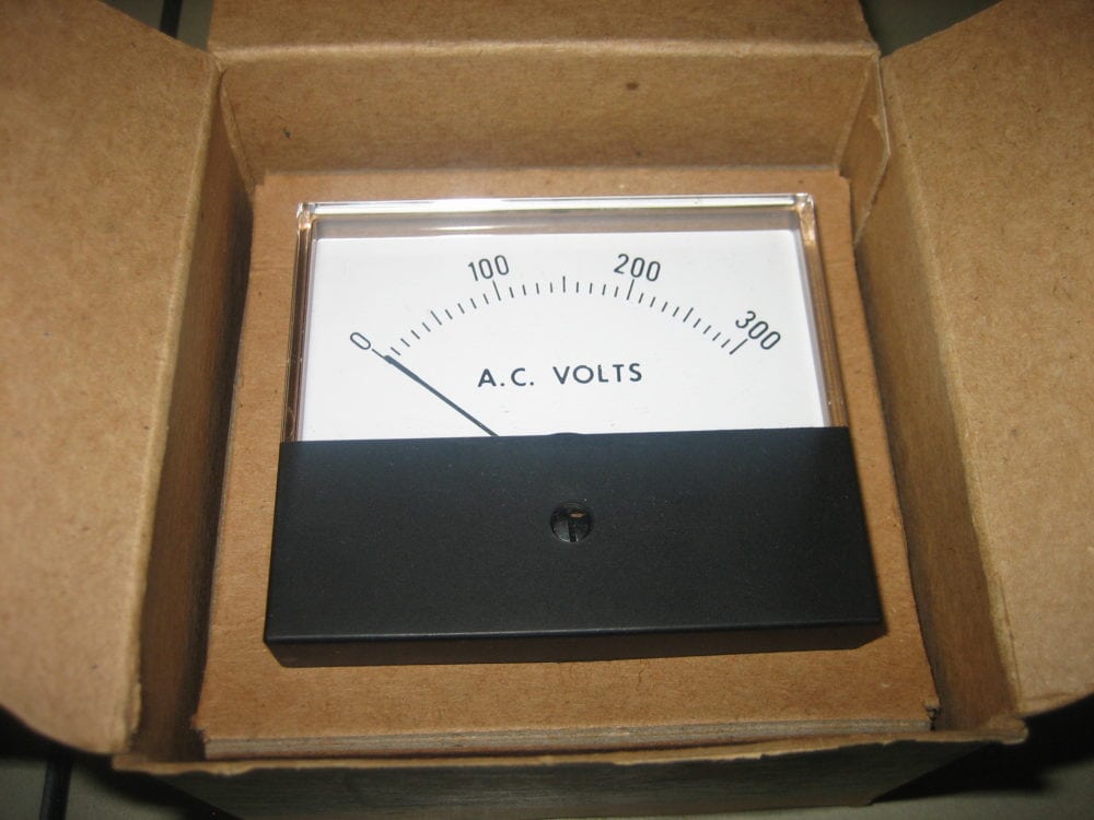 Jewell AC Volt Panel Meter Instruments 0 to 300 V - Free US Shipping ...