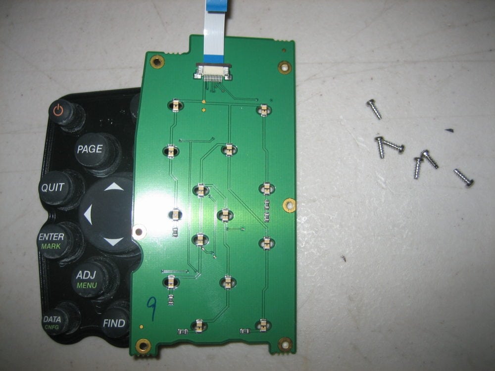 Garmin GPSMAP 498 PARTS - 105-00851-00 Keypad PCB & Buttons - TESTED OK ...