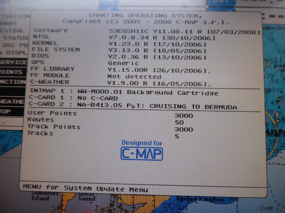 C-Map NT+ C-card Format M-NA-B413.05 Crusing to Bermuda February 17 ...
