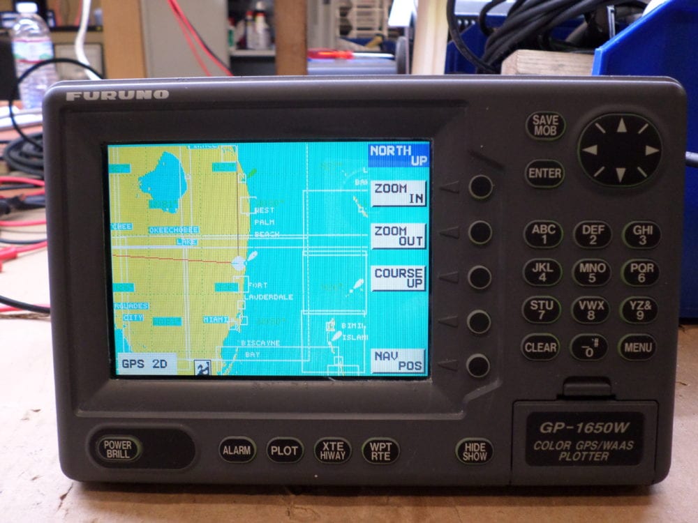 Furuno GP-1650W GPS/Chartplotter Navionics - HEAD UNIT ONLY - 100% GOOD ...