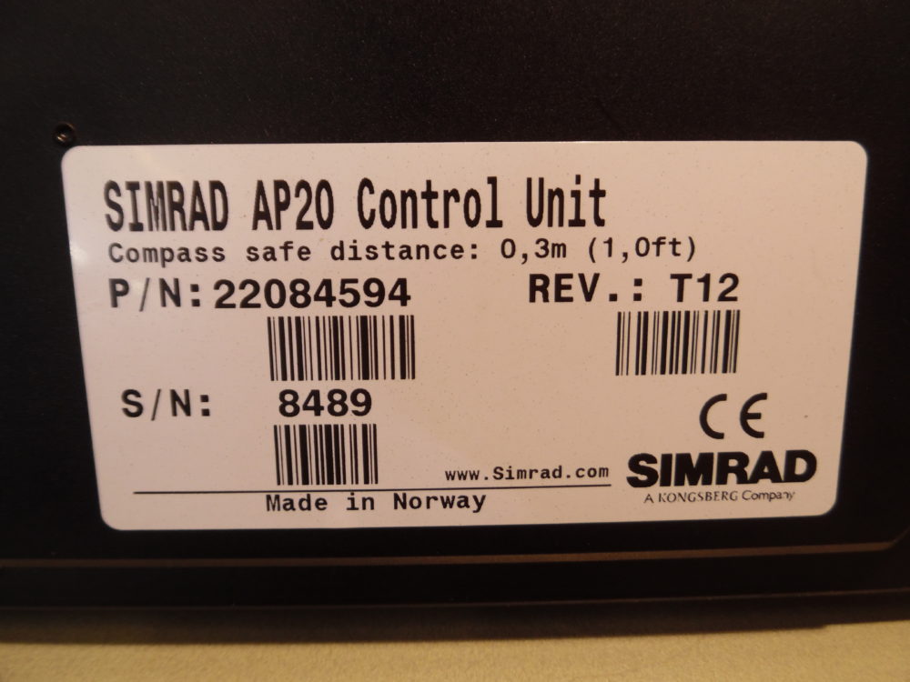 Simrad AP20 Autopilot Control Head in Great Condition - 90 DAY WARRANTY ...