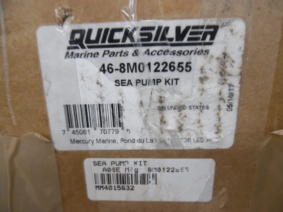 Mercury 46-8M0122655 Mercruiser Raw Sea Water Pump KIT 4.3/5.0/5.7L ...