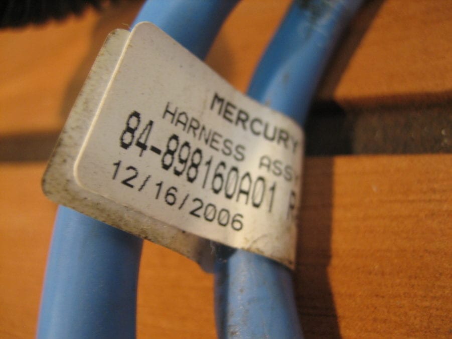 Mercury 84-898160A01 SmartCraft Instrument Harness Extension Cable ...