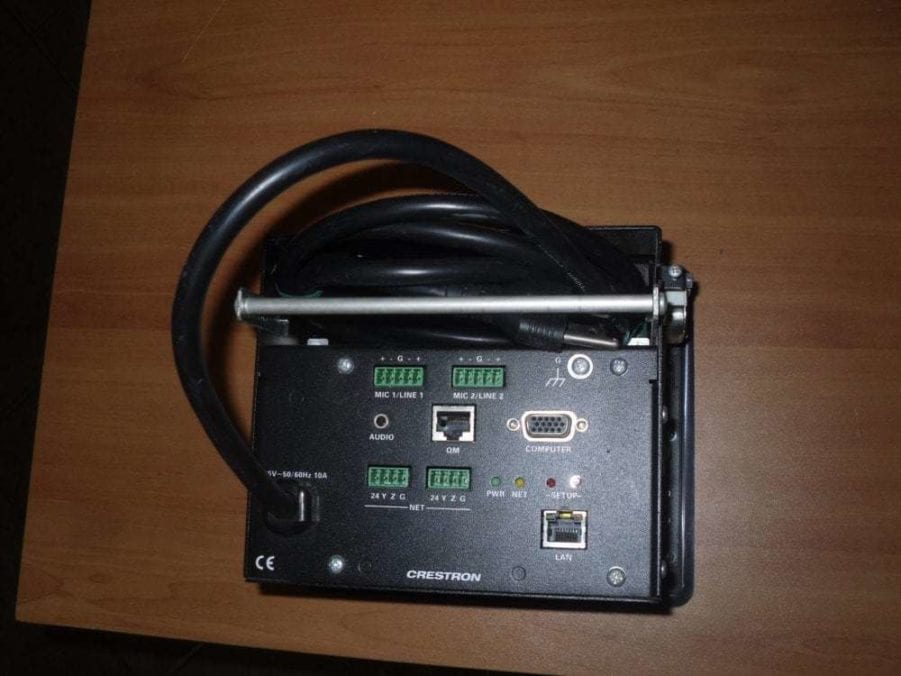 CRESTRON QM-FTCC-TPS4-B Computer Center Flip Top Touch Panel - Max ...