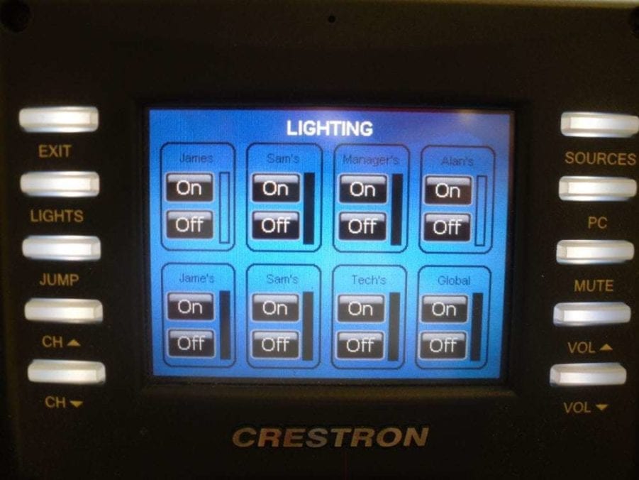 CRESTRON QM-FTCC-TPS4-B Computer Center Flip Top Touch Panel - Max ...