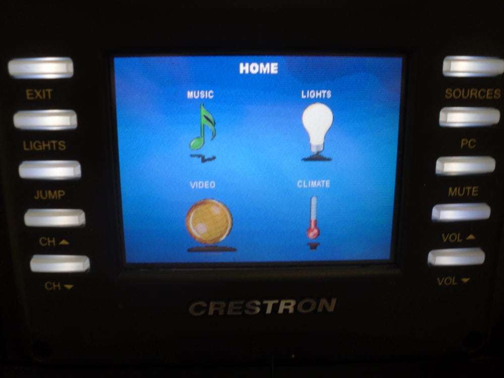 CRESTRON QM-FTCC-TPS4-B Computer Center Flip Top Touch Panel - Max ...