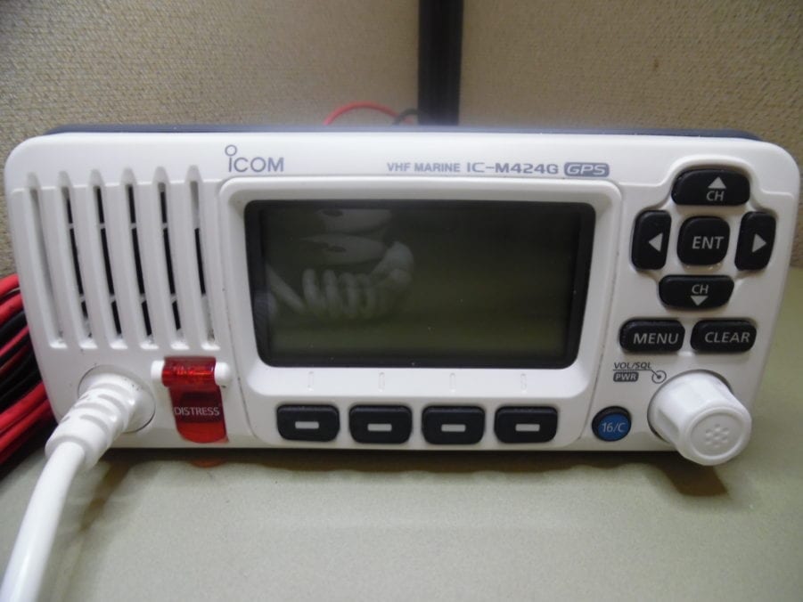 Icom IC-M424G Marine VHF Radio w/ Mic - TESTED- 90 Day Warranty - Max ...