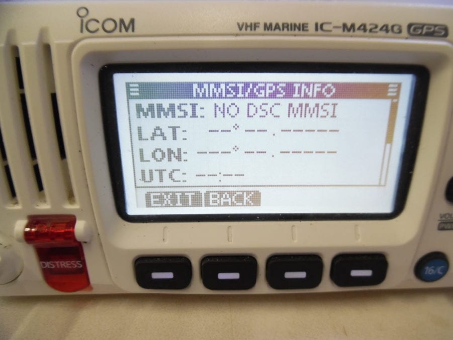 Icom IC-M424G Marine VHF Radio w/ Mic - TESTED- 90 Day Warranty - Max ...