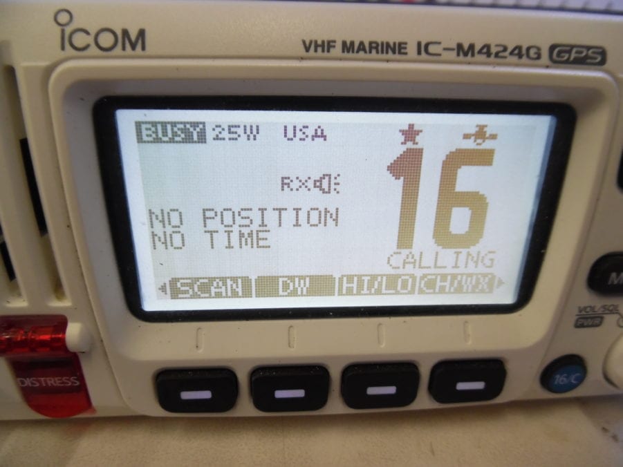 Icom IC-M424G Marine VHF Radio w/ Mic - TESTED- 90 Day Warranty - Max ...