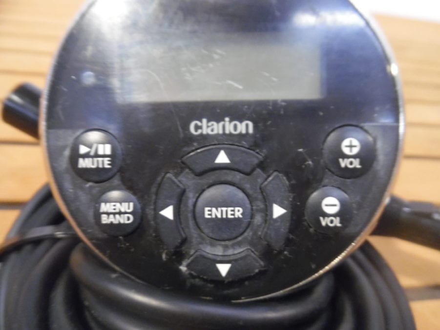 Clarion MW1 Marine Wired Remote Unit w/ 25' Extension Cable - TESTED ...