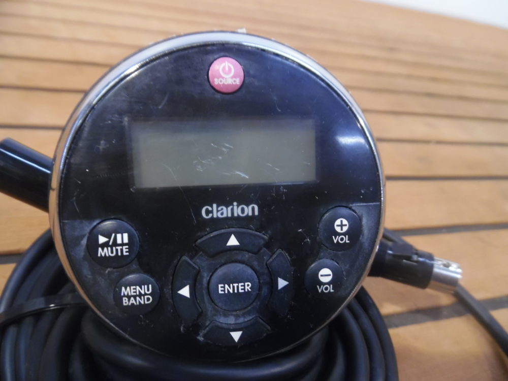 Clarion MW1 Marine Wired Remote Unit w/ 25' Extension Cable - TESTED ...