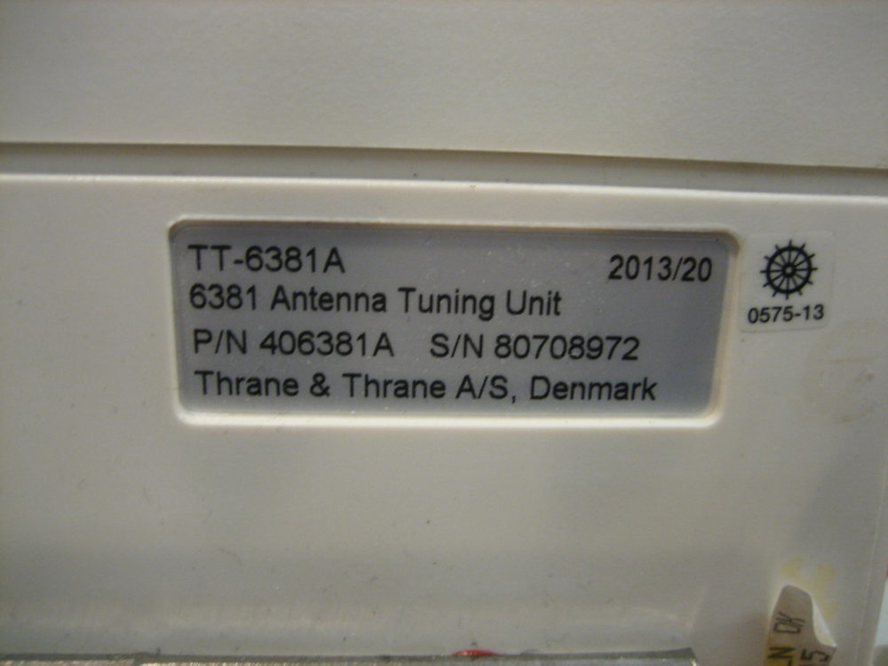 SAILOR 6300 MF/HF 150w Class A DSC GMDSS Transceiver w/ Tuner, Handset ...