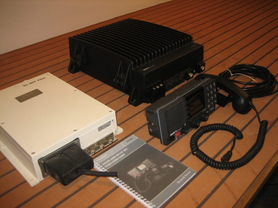 SAILOR 6300 MF/HF 150w Class A DSC GMDSS Transceiver w/ Tuner, Handset ...