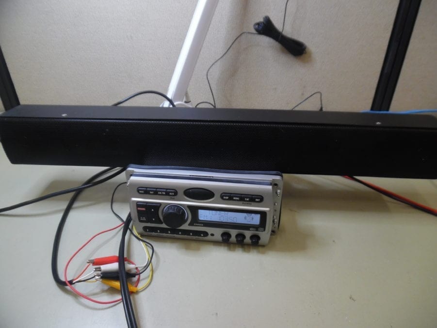 TV Marine RV Home Theater Soundbar Sound Bar Speaker System w/ Tweeters ...