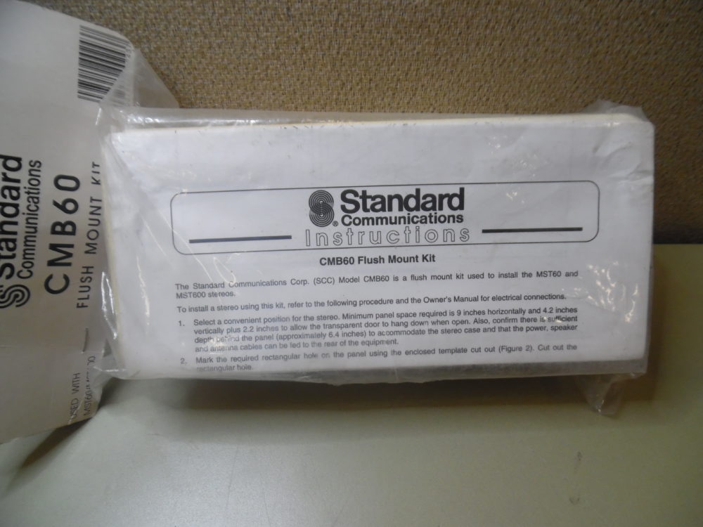 Standard Communications CMB60 Flush Mounting Mount Kit f/ MST60 MST600 ...