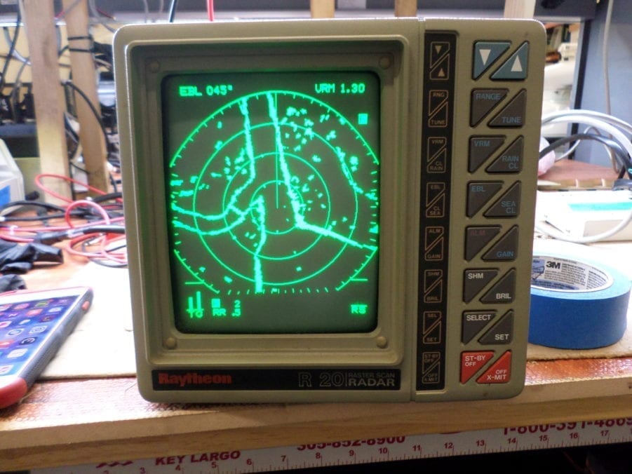 Raytheon R20 Raster Scan CRT DISPLAY ONLY - M888341 - Bench Tested ...