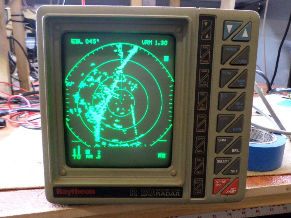 Raytheon R20 Raster Scan CRT DISPLAY ONLY - M888341 - Bench Tested ...