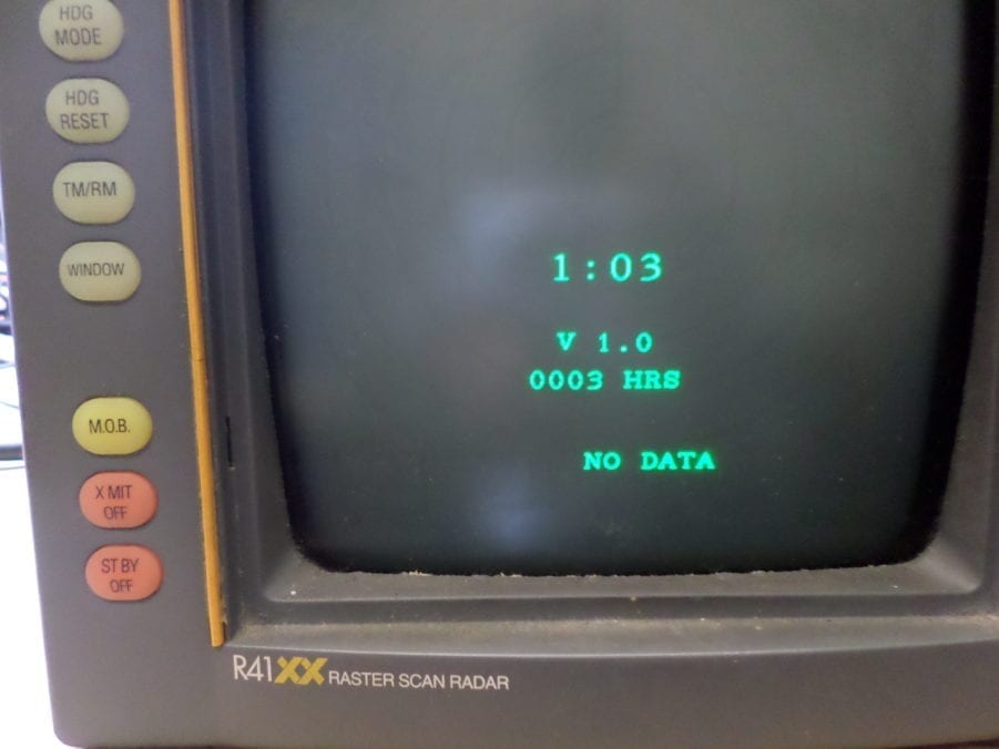 Raytheon R41xx Raster Scan CRT DISPLAY ONLY - M92548 - f/ M92542 Radar ...