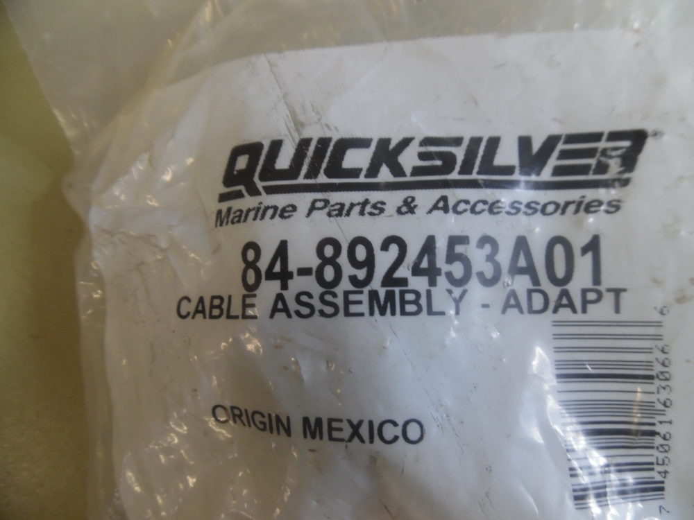 Mercury 84-892453A01 Quicksilver Cable Adaptor 10 Pin FEMALE TO FEMALE ...