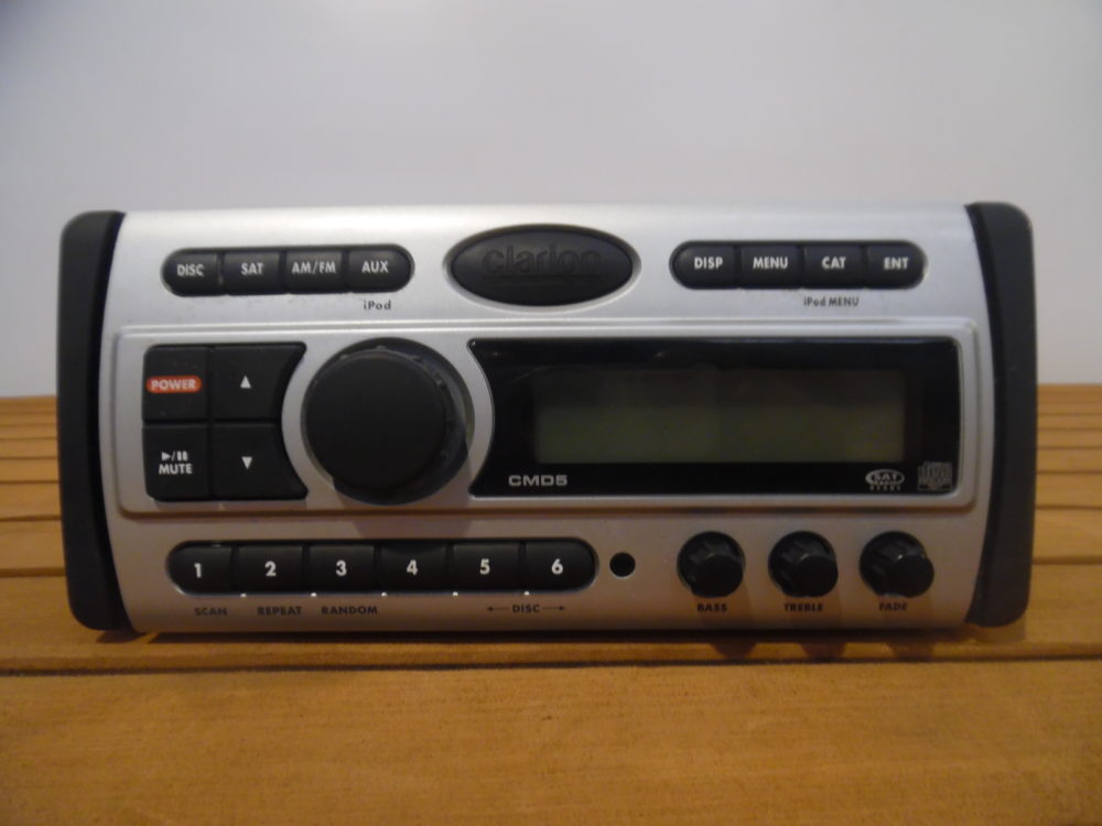 Clarion CMD5 Marine Stereo Head Unit w/ Wire Harness | Fully Tested ...