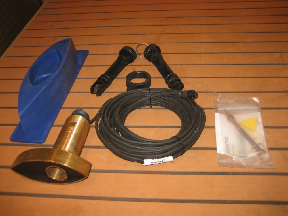 Simrad Raytheon B744V 7 Pin Thru Hull Transducer 50/200KHZ NEW - CA CE ...