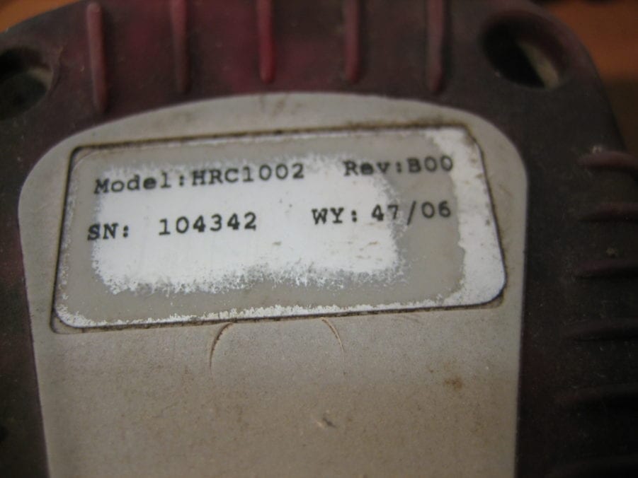 Quick HRC1002 Windlass Handheld 2 Button Remote Control w/Bulkhead ...