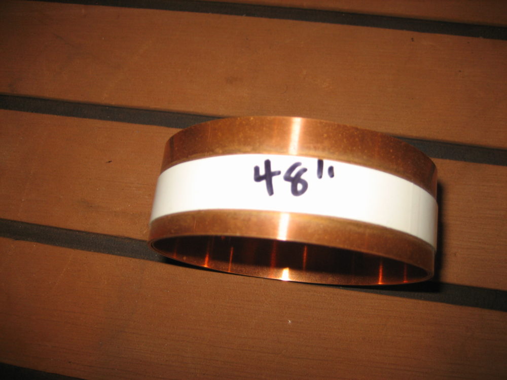 4' X 1.25″ NEW Solid Copper Ground Grounding Strap Sheet Roll for HAM ...