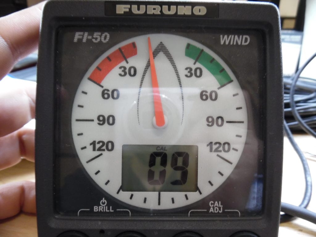 Furuno FI-501 Wind Angle Display & Fi-5001 Wind Transducer - Stand ...