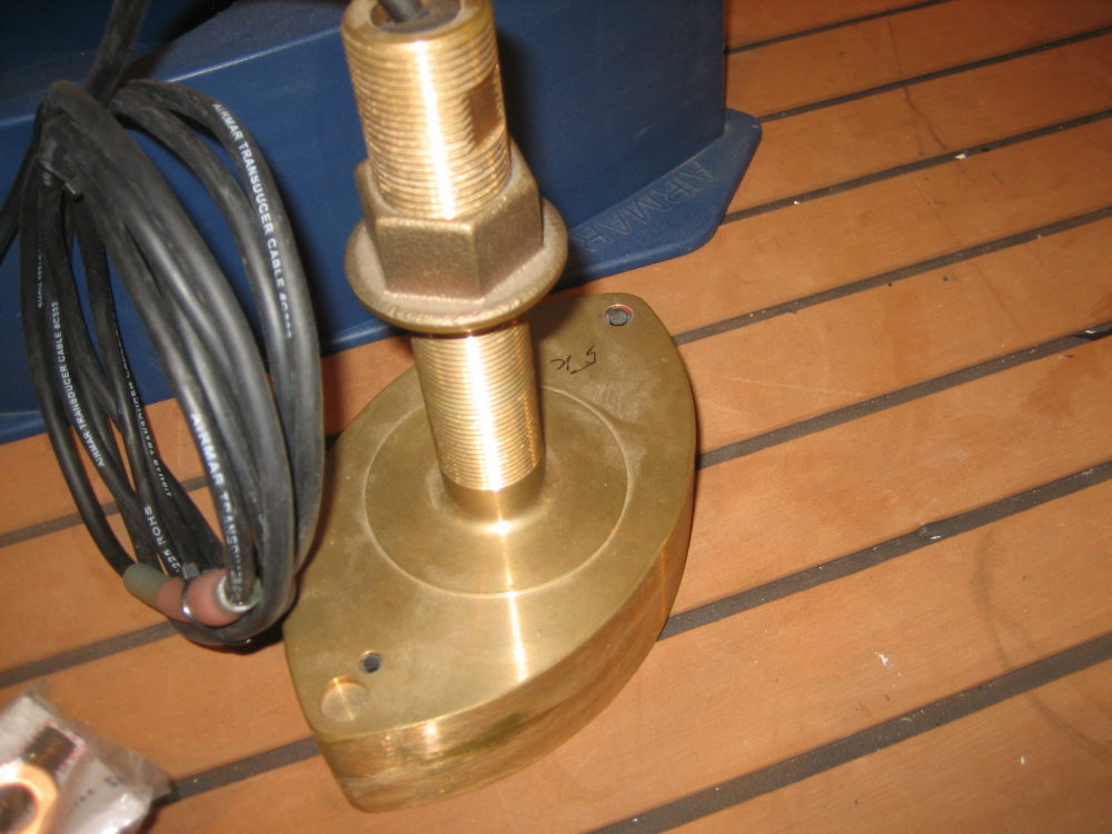 Airmar Lowrance Simrad B258 1000w Thru-Hull Bronze Transducer w/Fairing ...