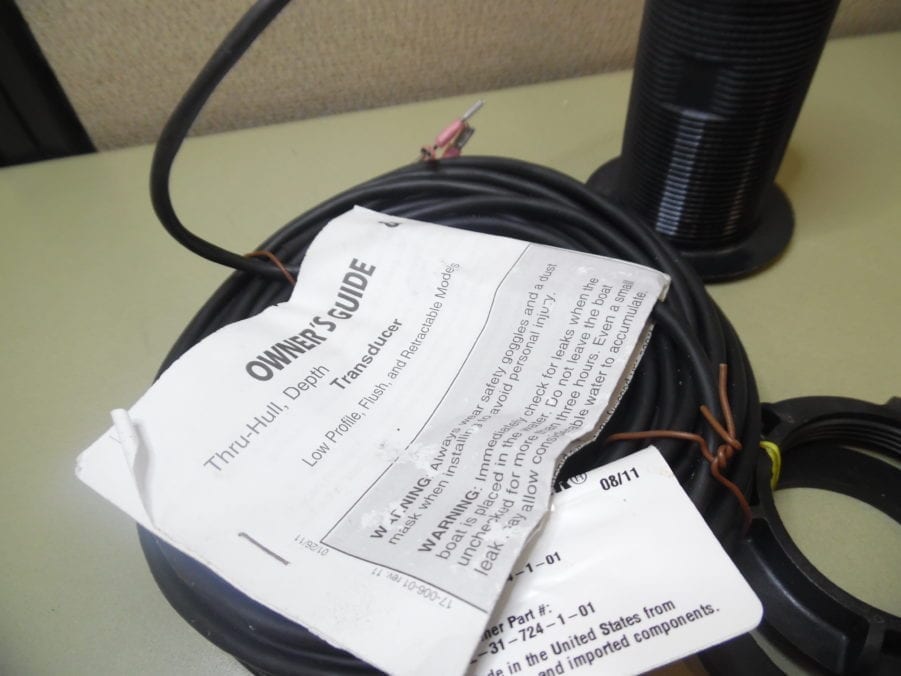 Airmar 31-724-1-01 Raymarine P19 Thru-Hull Depth Transducer - Max ...