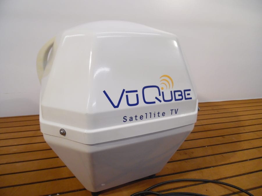 VuQube VQ1000 PORTABLE SATELLITE TV SYSTEM w/ 50' COAX CABLE VQV10P - Max Marine Electronics