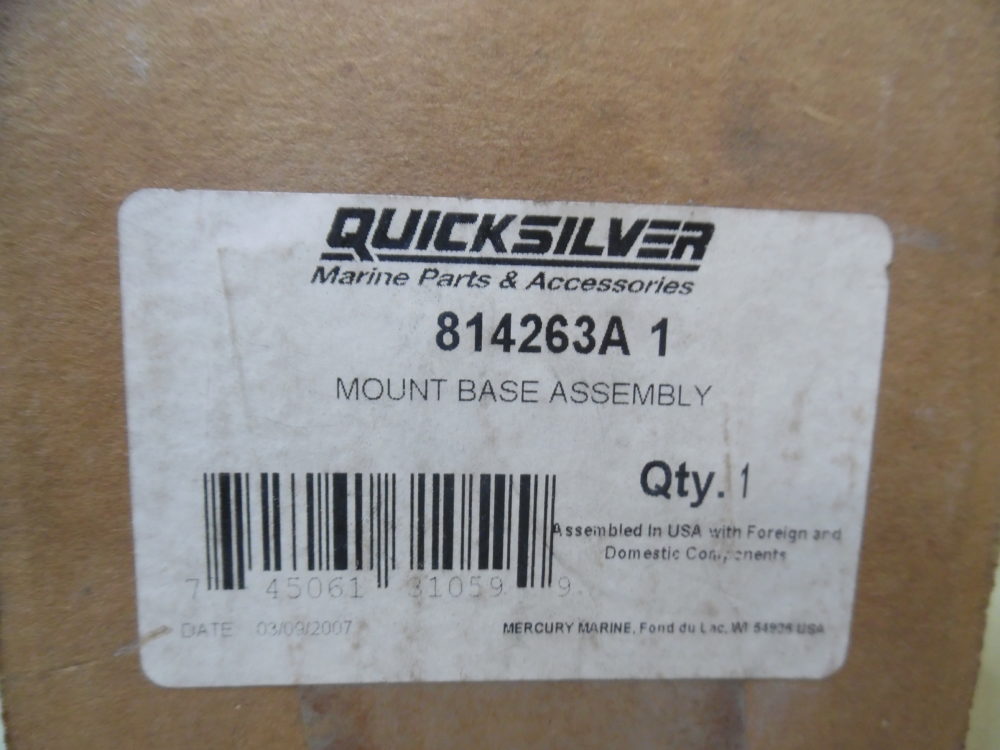 OEM Mercury MERCRUISER Quicksilver 814263A 1 Motor Mount Base Assembly ...