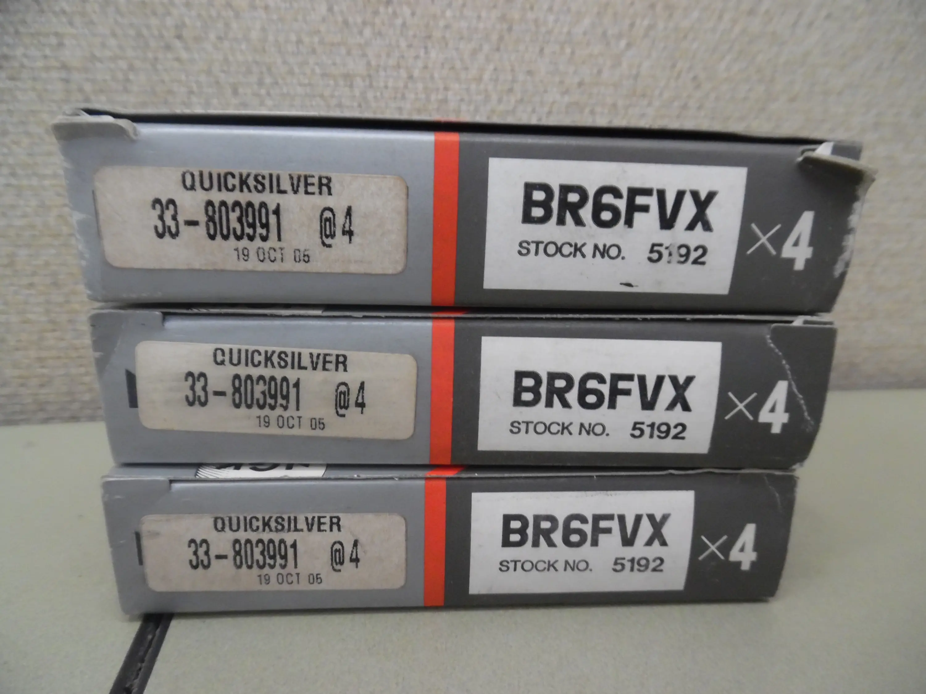 NGK BR6FVX SPARK PLUG Quicksilver Mercruiser 33-803991 12-pack - Max ...