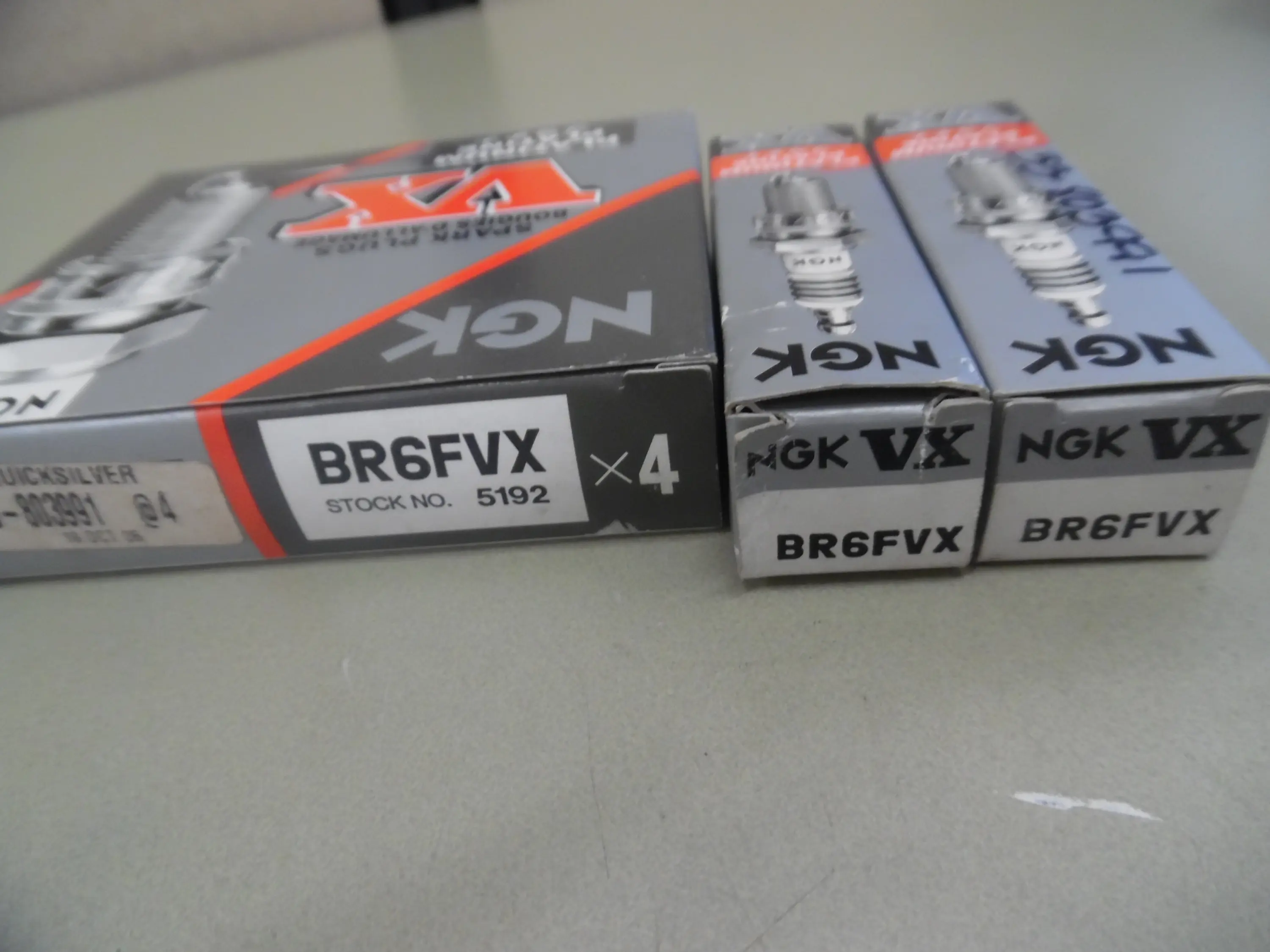 NGK BR6FVX SPARK PLUG Quicksilver Mercruiser 33-803991 6-pack - Max ...