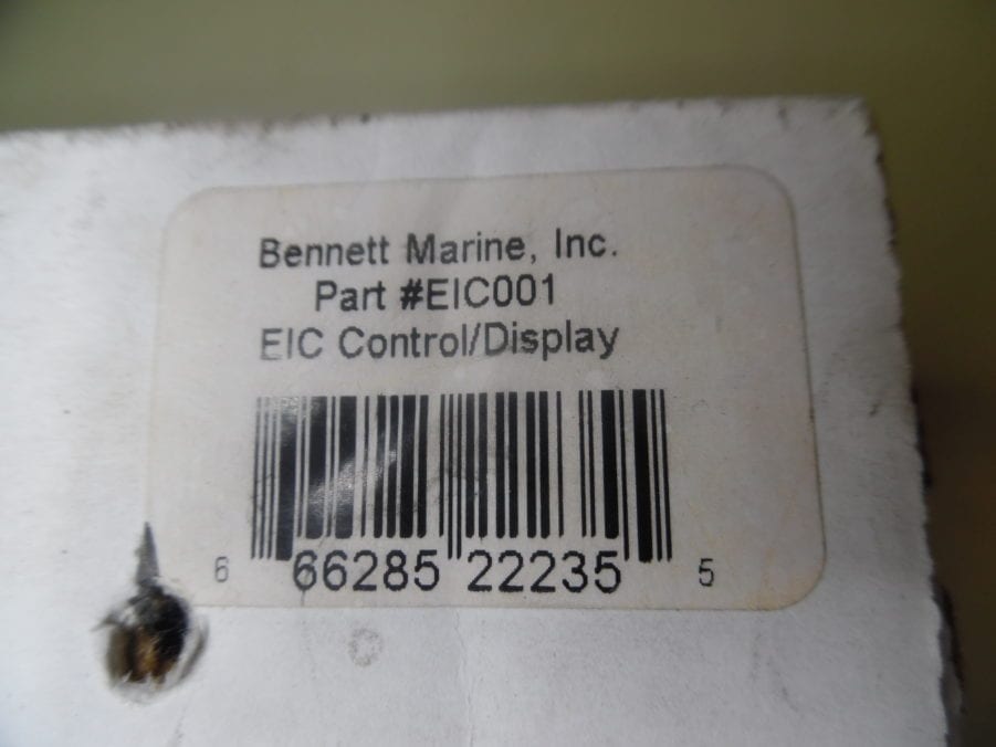 BENNETT TRIM TABS EIC001 MARINE EIC CONTROL / DISPLAY - Max Marine Electronics