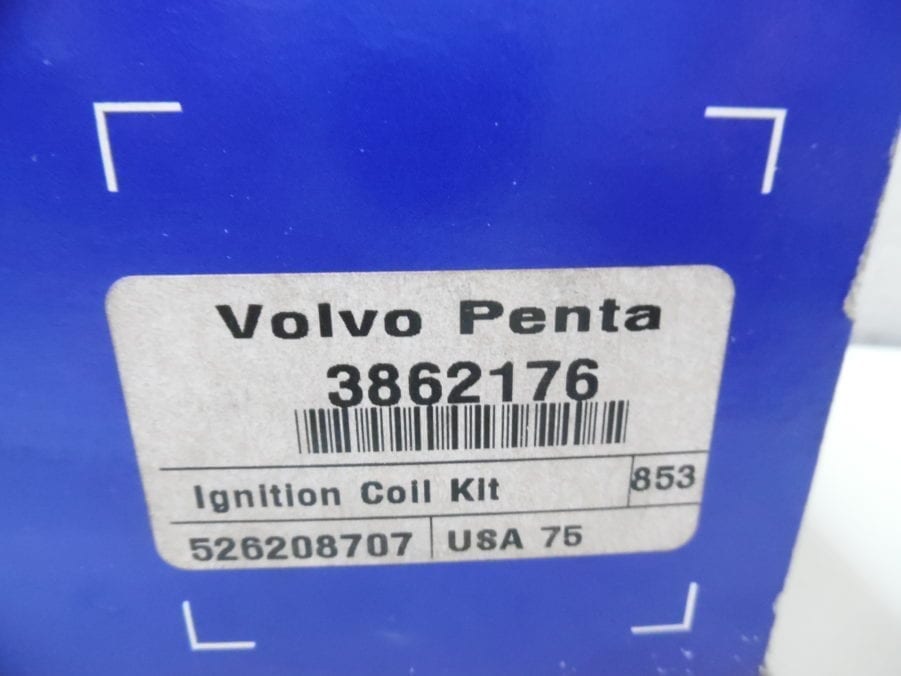 Genuine Volvo Penta 3862176 OEM Ignition Coil Kit - Max Marine Electronics