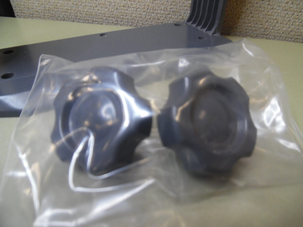 Icom IC-M502 / IC-M504 GREY VHF Mounting Mount Bracket w/ Knobs - Max ...